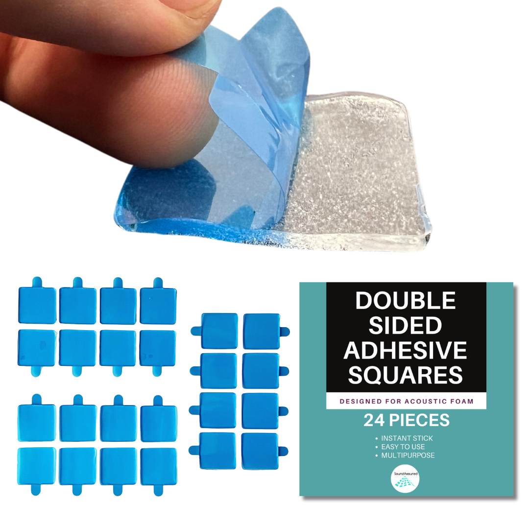 Mounting Tape For Acoustic Foam - Double Sided Adhesive Squares For Ea ...