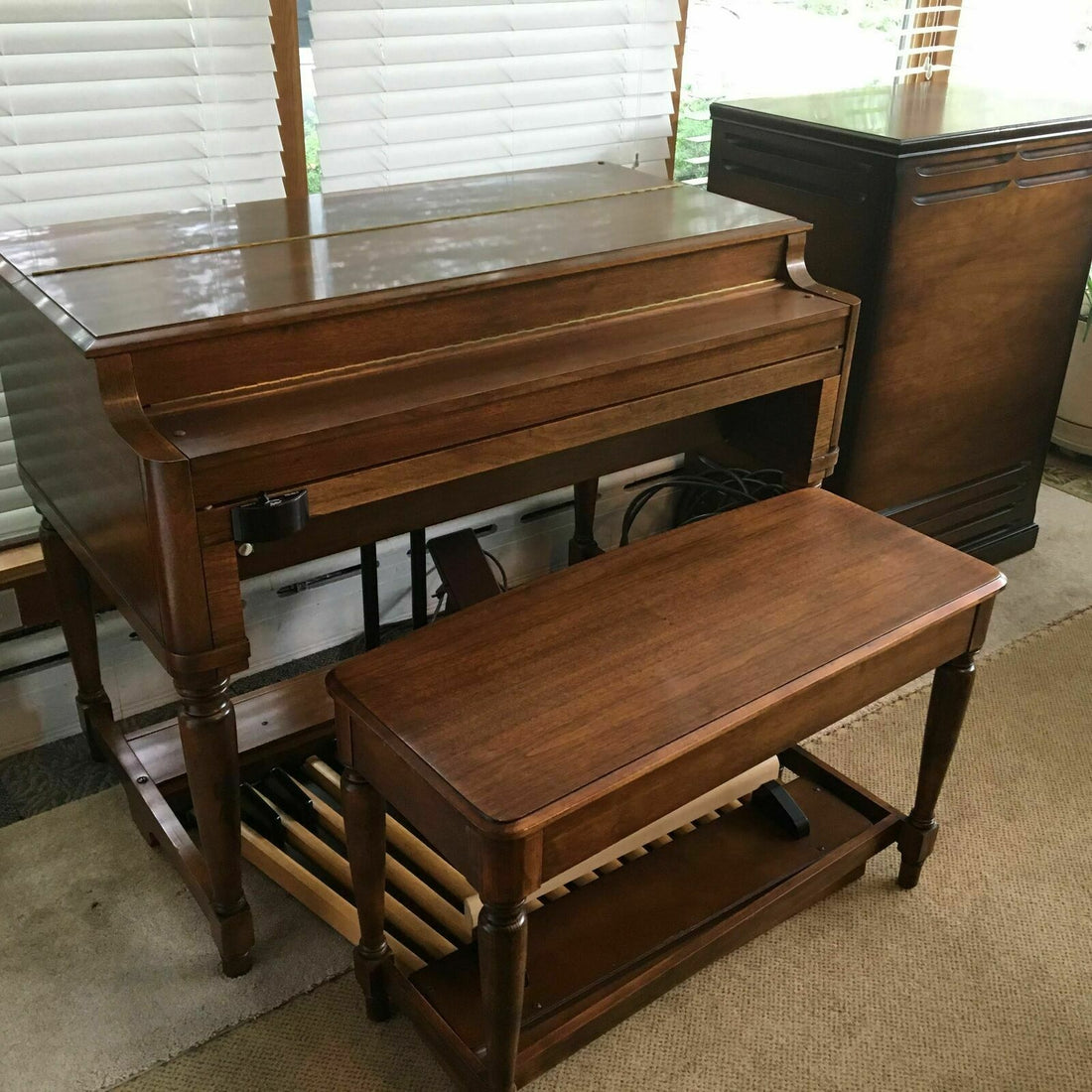 Custom padded cover for Hammond bench cover for Hammond A-100, B-3 or ...