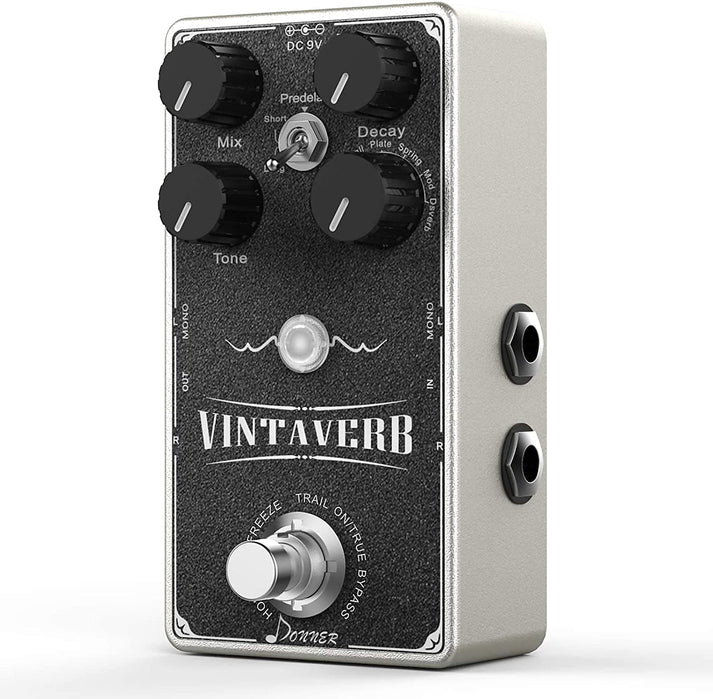 Vintaverb Reverb Guitar Pedal, Multi-type Reverb Pedal 7 World-Class R ...