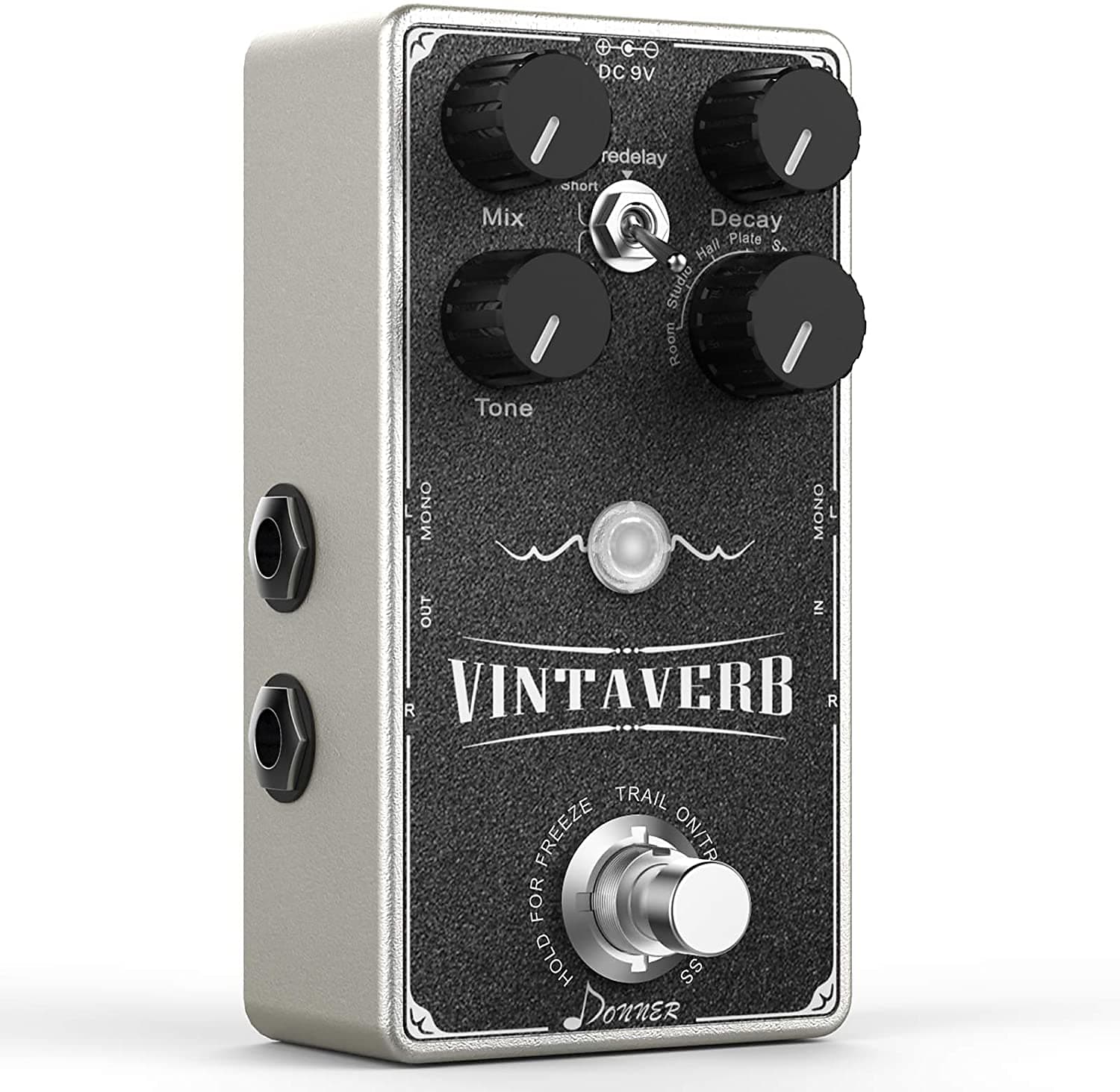 Vintaverb Reverb Guitar Pedal, Multi-type Reverb Pedal 7 World-Class R ...
